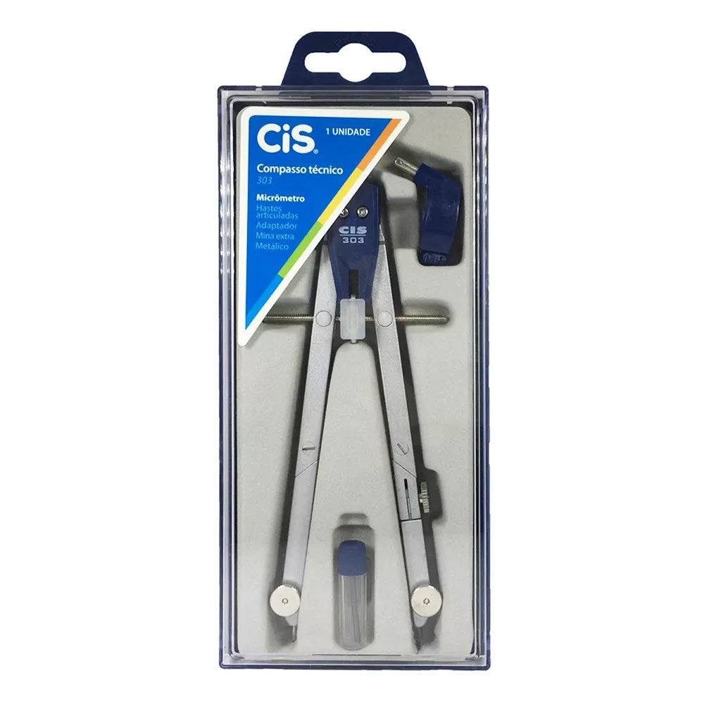 COMPASSO TÉCNICO CIS 303 - material para desenho profissional ...